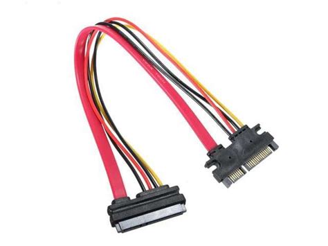 7 15 Pin Serial ATA SATA Male To Female Data Power Combo Extension Cable M F 50cm 1 64ft