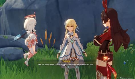 Traveler And Paimon Traveling Together For Two Month Where They Were During This Time