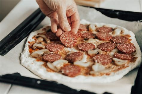 Premium Photo The Pizza Making Process