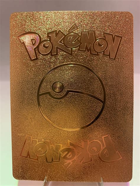Mavin Pokémon Card Charizard GX HP Rainbow Gold Foil Fan Art