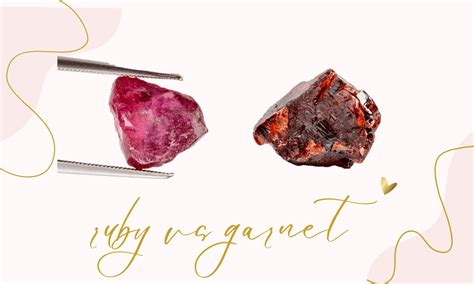 Ruby Vs Garnet A Comparison Of These Beautiful Red Gemstones Time And Treasures