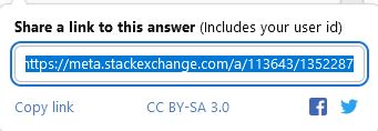 Remove The User ID In A Share Question Link Meta Stack Exchange