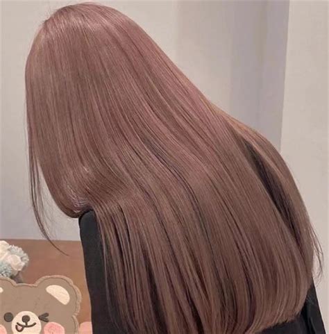 亚洲女生适合的发色 显白树莓红棕色染发图片大全 美发站