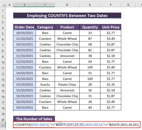 How To Use Countifs Function With Multiple Criteria In Excel