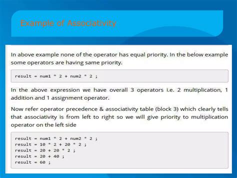 Type Conversion Precedence And Associativity Pptx
