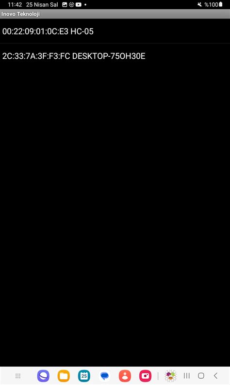 Bluetooth Listpicker List Is Empty Not Shown But Hc 05 Connection Is Succesfuly With Manuel
