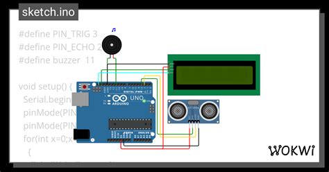 SO ULTRASOM Wokwi ESP32 STM32 Arduino Simulator