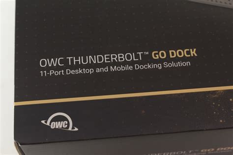 OWC Thunderbolt Go Dock 擴充基座 內建變壓器免尿袋超方便PD90W筆電快充SD讀卡機2 5GbE網卡TB4一機搞定 3C匠 喜愛玩各種3C產品