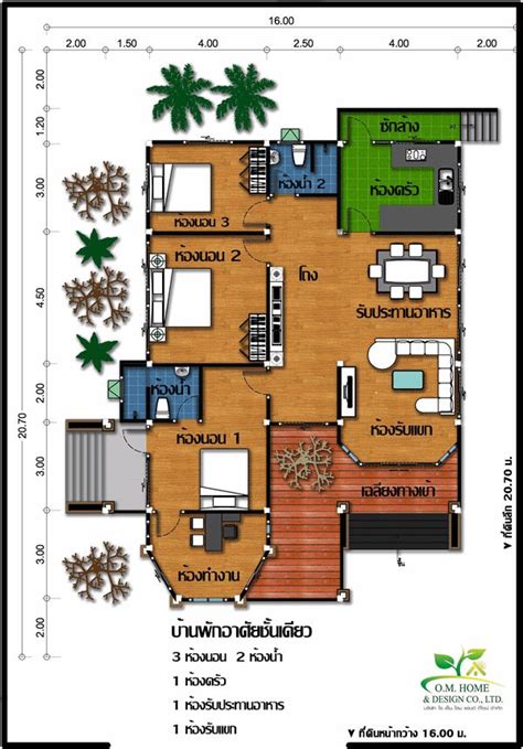 15 แบบบ้านชั้นเดียว 3 ห้องนอน 2 ห้องน้ำ Small House Plans Classic House Design Small House