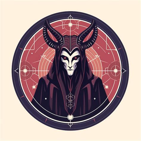 Premium Ai Image Icon Of Satanic Symbols Black Magick Satanism Devil