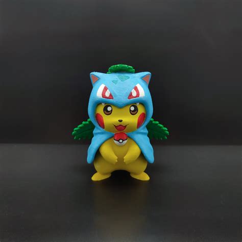Figura Pikachu Cosplay Ivysaur Pokémon
