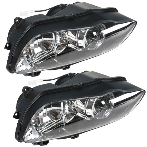 GENRICS Motorcycle Front Headlight Housing Assembly Replacement For