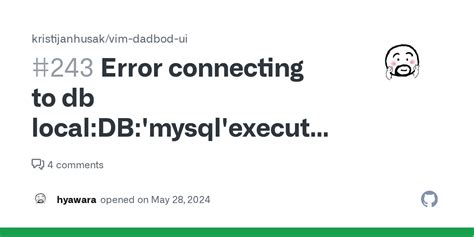 Error Connecting To Db Localdbmysqlexecutable Not Found · Issue 243 · Kristijanhusakvim