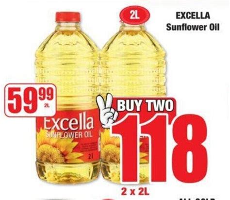 Excella Sunflower Oil Offer At Boxer