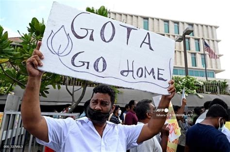 Protest Seeking Resignation Of Sri Lankan President Gotabaya Rajapaksa