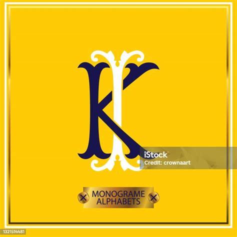 Logo Mewah Mengatur Desain Monogram Kaligrafi Ilustrasi Stok Unduh