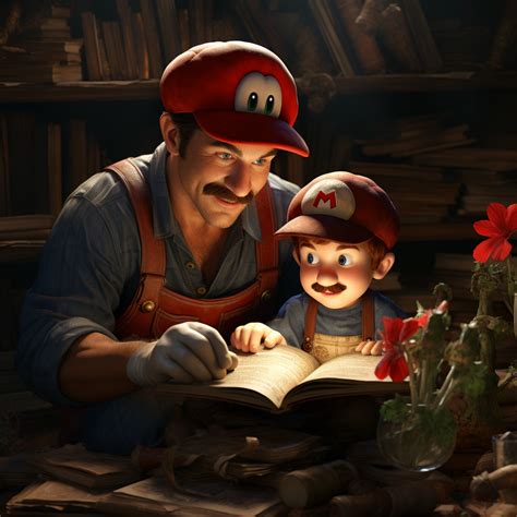 Storytime With Marios Dad R Midjourney