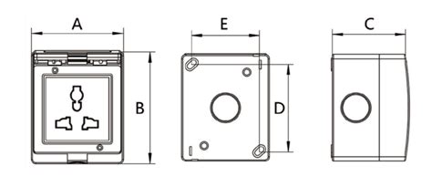 Multifunctional Surface Mount Waterproof Switch Socket Saipwell