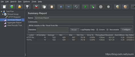 【jmeter】jmeter测试结果分析，包括：view Results Tree、summary Report、aggregate