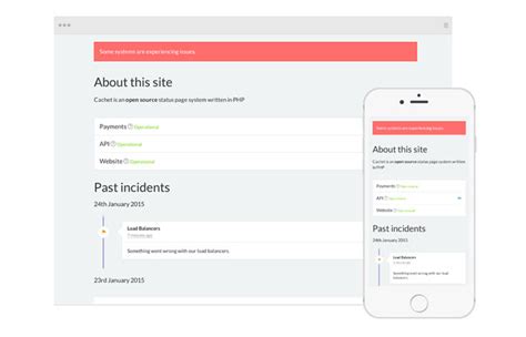 Cachet Open Source Status Page System In PHP Smashfreakz