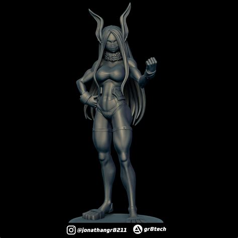 🗿 Mirko My Hero Academia・ 3d File For ・cults