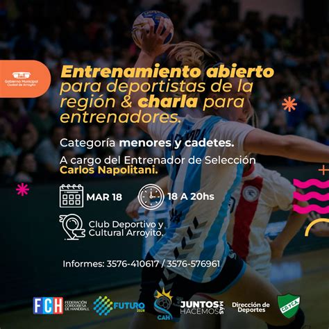 Participá de los entrenamientos de la Selección Argentina de Handball