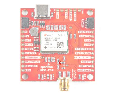 Hardware Overview SparkFun Qwiic GNSS RTK L L Breakout NEO F P Hookup Guide