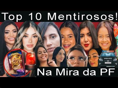 TOP 10 INFLUENCIADORES QUE ENGANAM OS INSCRITOS NA MIRA DA POL CIA