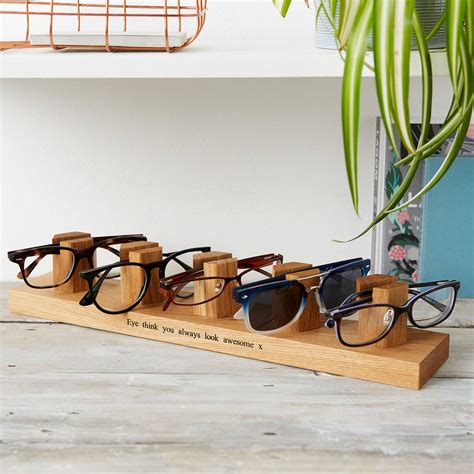 Personalised Double Glasses Sunglasses Stand By Mijmoj Design