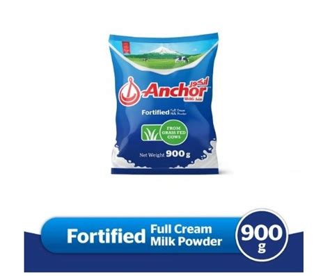 Anchor Full Cream Milk Powder Pouch 900g
