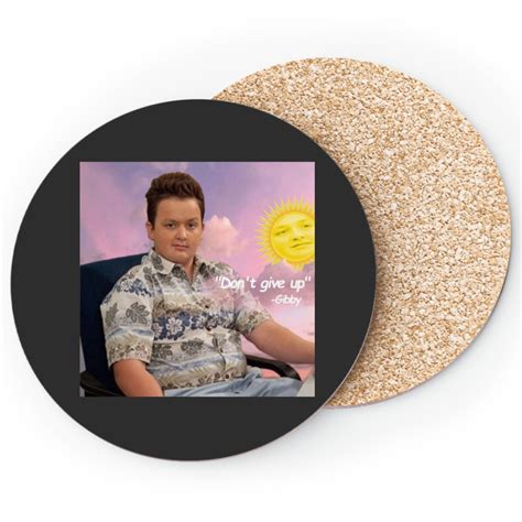 Gibby Say Dont Give Up Icarly Coasters Sold By Rileydroach Sku