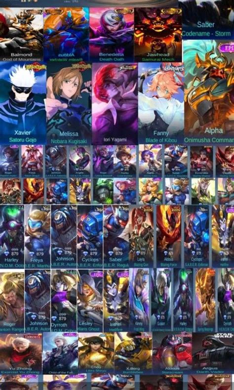Stacked Skins Mlbb Account Video Gaming Gaming Accessories Game T
