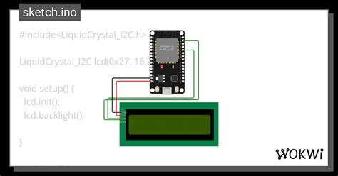 Lcd Ino Wokwi Esp Stm Arduino Simulator
