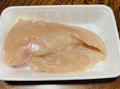 一枚の鶏むね肉の重量