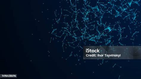 Titik Koneksi Digital Abstrak Latar Belakang Teknologi Struktur Koneksi
