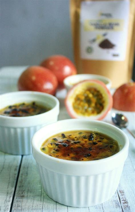 Passion Fruit Coconut Crème Brûlée Fruit Creme Creme Brulee Recipe