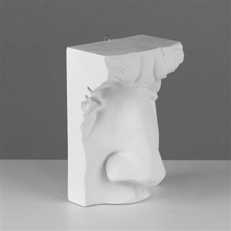 Гипсовая фигура, нос Давида "Мастерская Экорше", 18 * 15 * 29 см ...