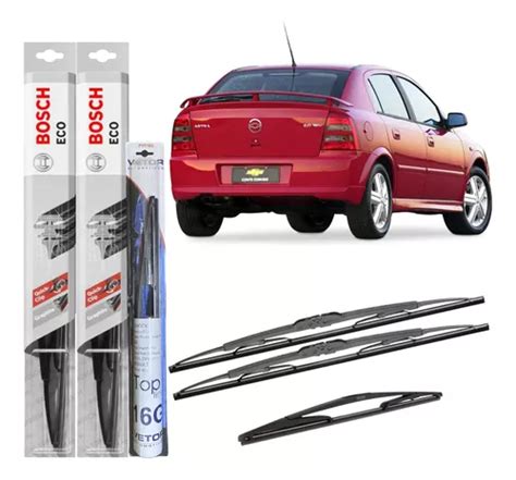 Kit Palheta Dianteira E Traseira Astra Hatch 1999 Em Diante