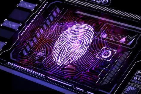 Premium Ai Image Fingerprint Scan Provides Security Access With