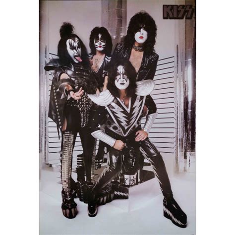 โปสเตอร์ วง ดนตรี Kiss คิส ภาพ วงดนตรี โปสเตอร์ติดผนัง โปสเตอร์สวยๆ