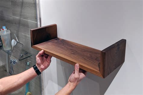 Walnut Floating Shelf Made By Marsh Contracting Est 2023