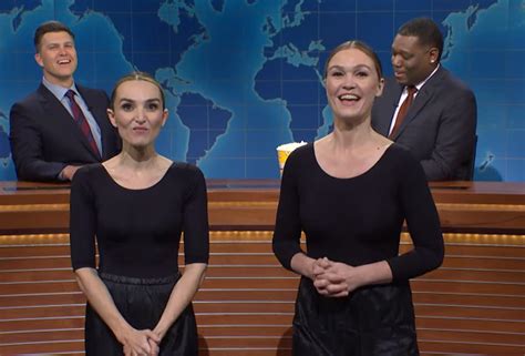 SNL Video Chloe Finemans Julia Stiles Impression Gets Outdone By