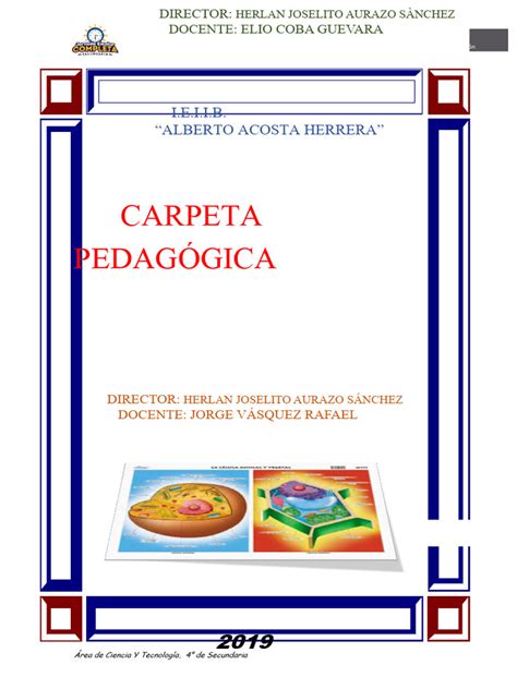 Prog Ct 4° Anual Unidad1 Jorge V Pdf Organismos Biomoléculas