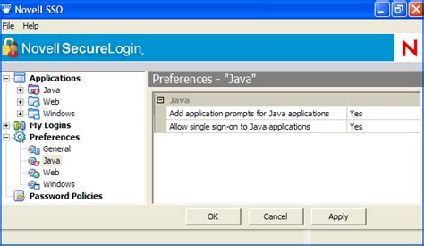 Novell Doc Novell Securelogin 61 Sp1 User Guide Using The Add Application Wizard To Enable