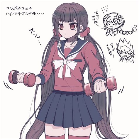 Harukawa Maki And Momota Kaito Danganronpa And 1 More Drawn By Satori