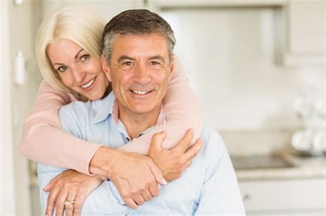 Premium Photo Happy Mature Couple Smiling Together