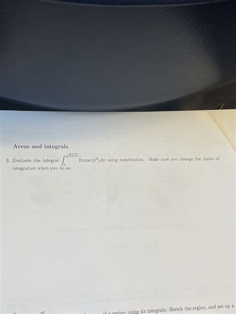 Solved Areas And Integrals Evaluate The Integral Chegg