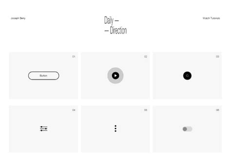 Daily Direction Micro Interactions Webflow