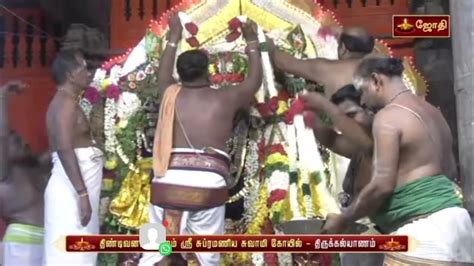 மயிலம் சுப்பிரமணிய சுவாமி கோவிலில் திருக்கல்யாண உற்சவம் Youtube