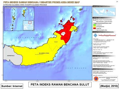 Peta Digital Peta Indeks Rawan Bencana Di Provinsi Sulawesi Utara